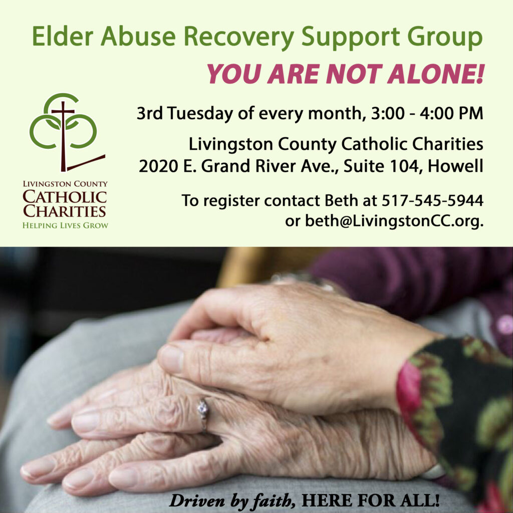 Prevention of Elder Abuse – Livingston County Catholic Charities